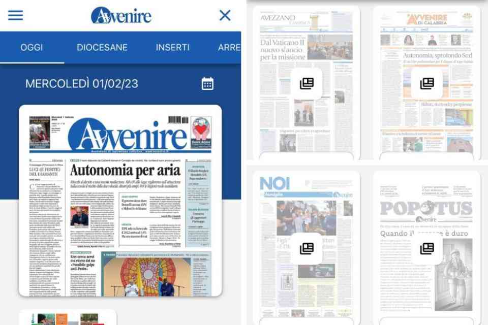 Da oggi è disponibile la nuova app di Avvenire